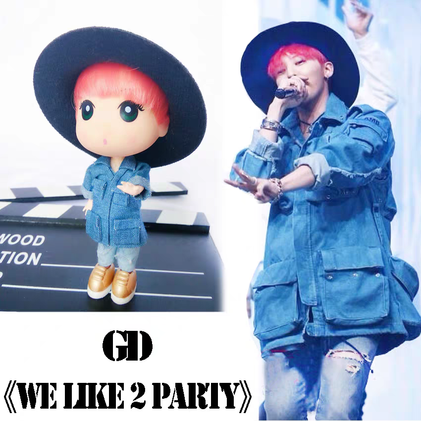 BigBang G-Dragon WE LIKE 2 PARTY Inspired Figure – K-pop Idol Merch ...