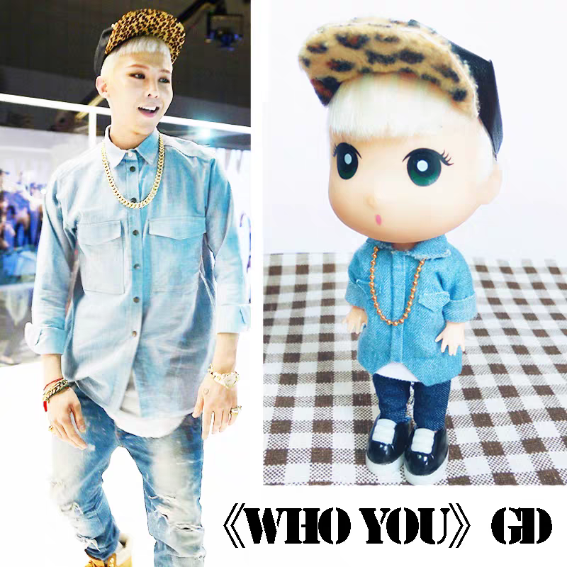 BigBang G-Dragon WHO YOU Inspired Figure – K-pop Idol Merch – KpopForever